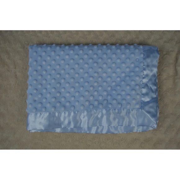 Hudson Baby | Bedding | Hb Hudson Baby Blue Minky Dot Baby Blanket ...